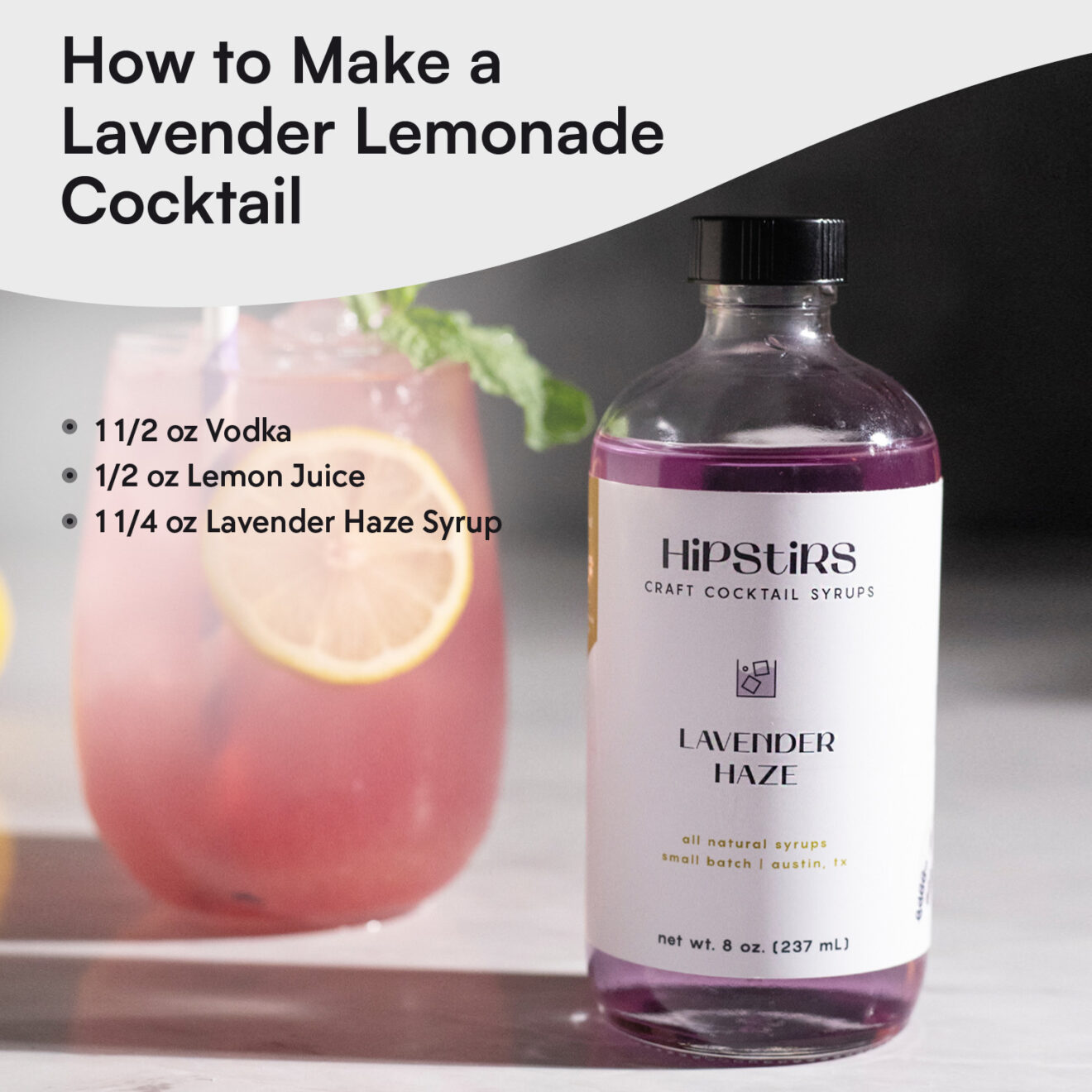 Cocktail Syrup Summer Trio Pack | Lavender Haze, Blackberry Mint ...